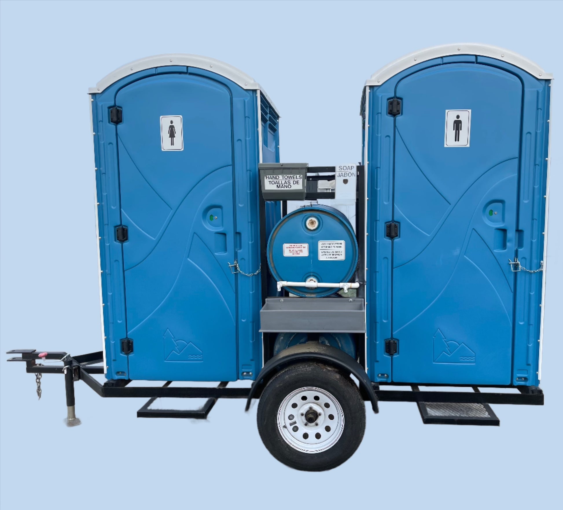 Double Portable Toilet – Sunrise Tool Supplies